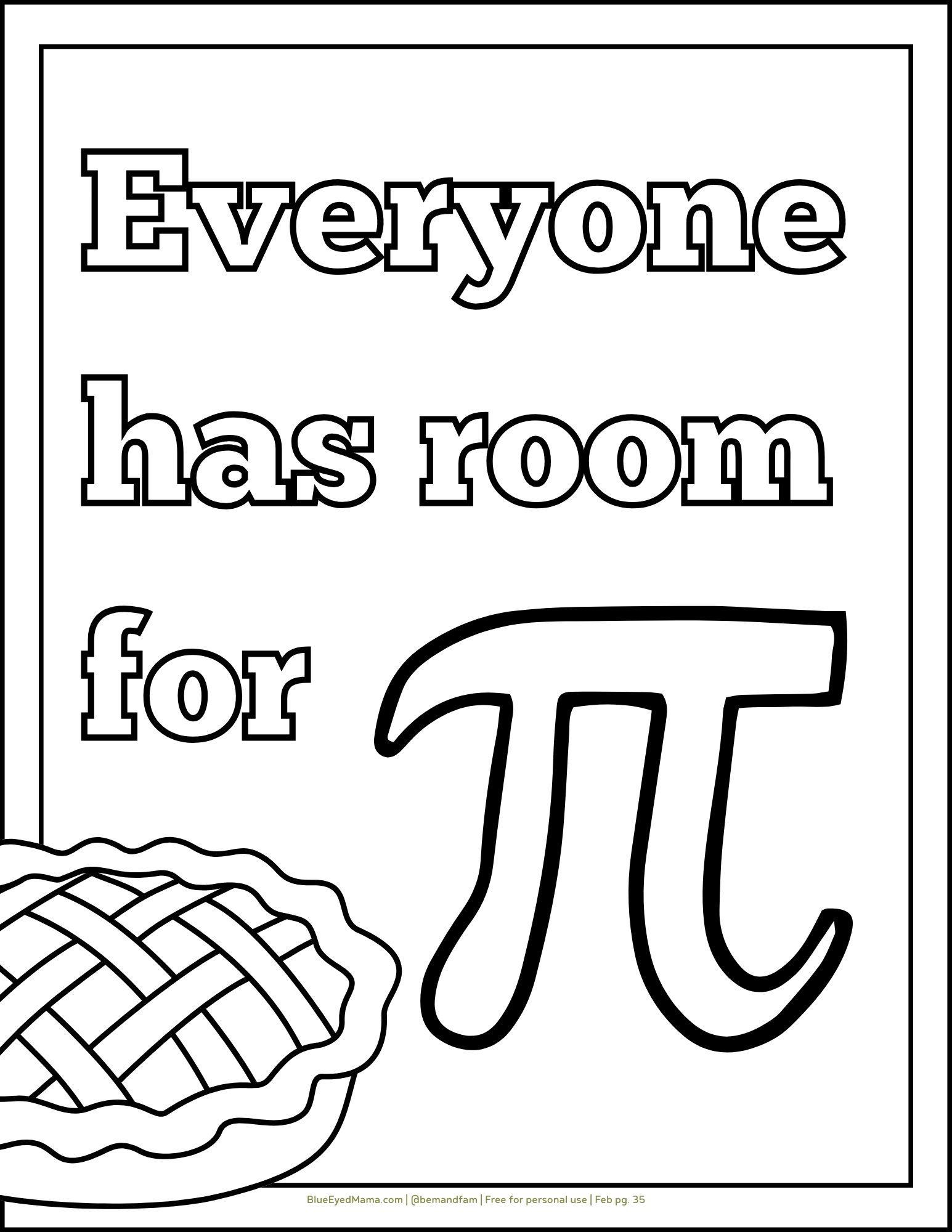 A Simple Pi Day Craft for Kids (Plus a Little Pie) - Blue Eyed Mama ...