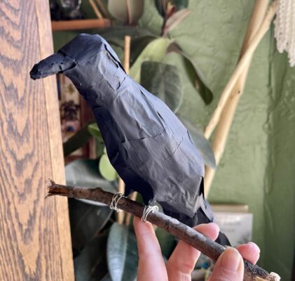 DIY Raven Craft (or Crow!) | Easy Halloween Poe Project for Kids & Teens