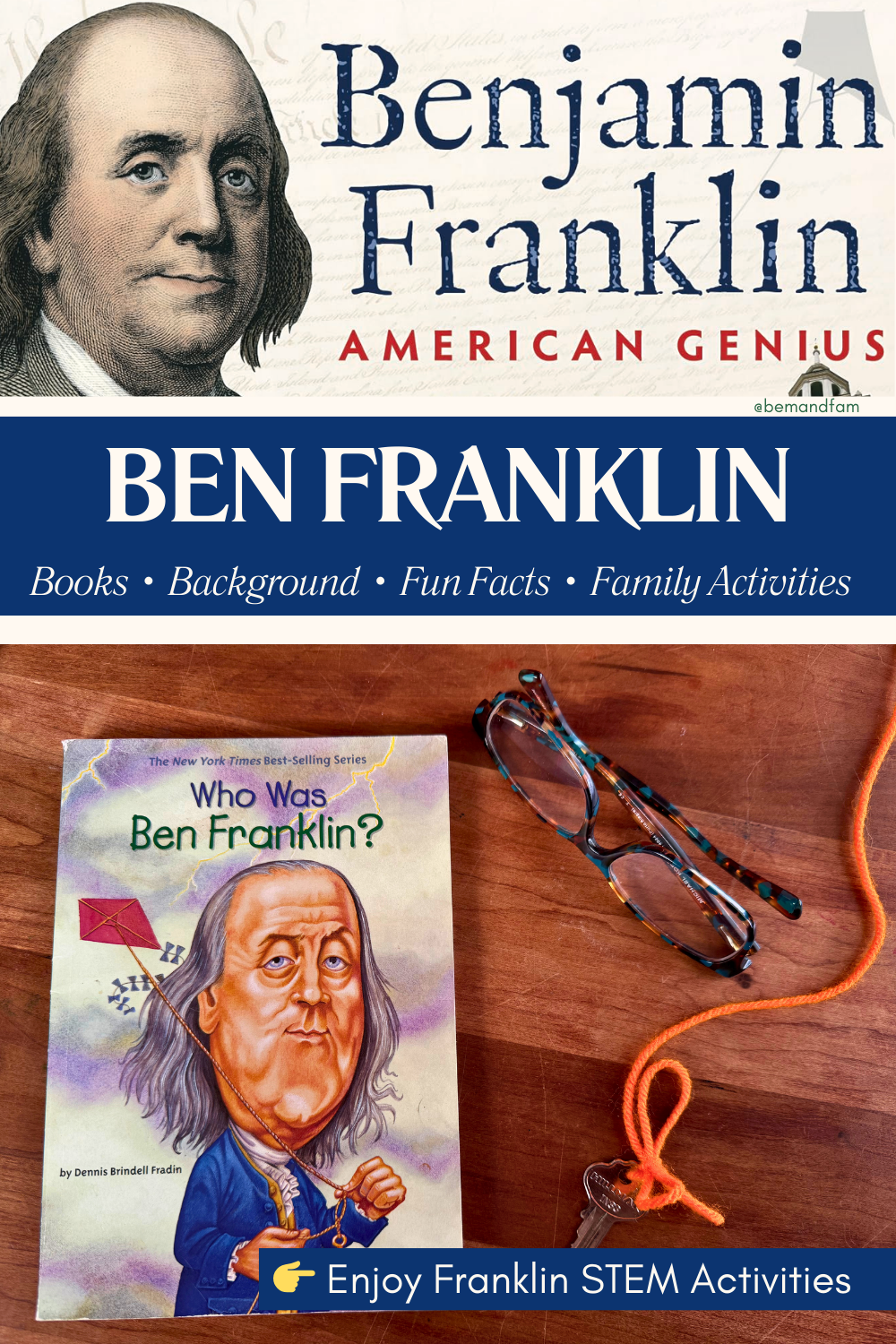 Benjamin Franklin Activities for Kids - Blue Eyed Mama | Family Recipes ...
